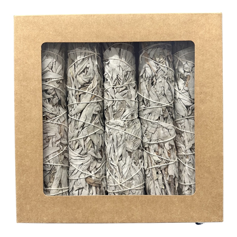 White Sage Smudge Stick 22cm 5 pack - Stilus